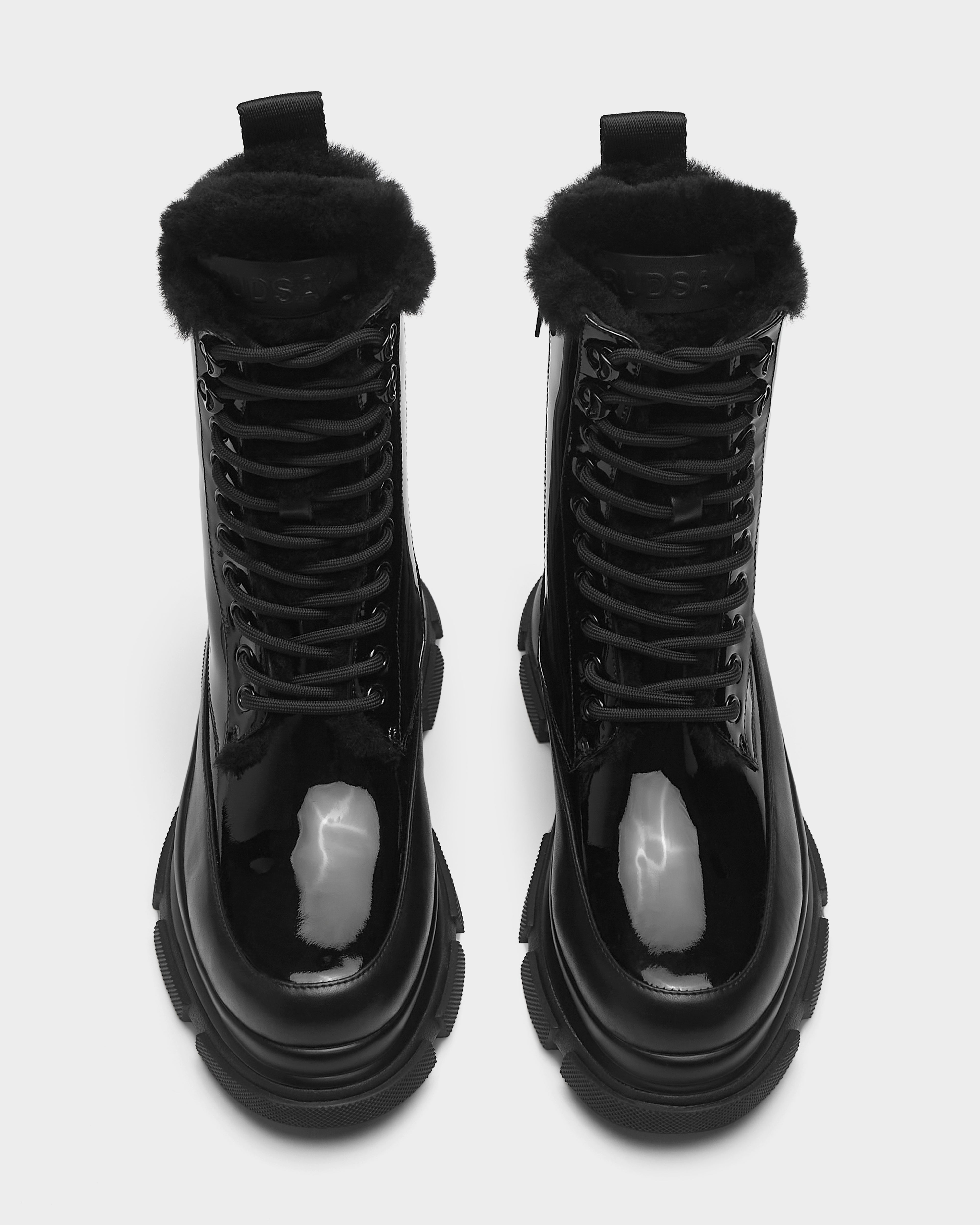 RUDSAK LANA Women's Shearling Leather Winter Boots | Canadian Warmth ...