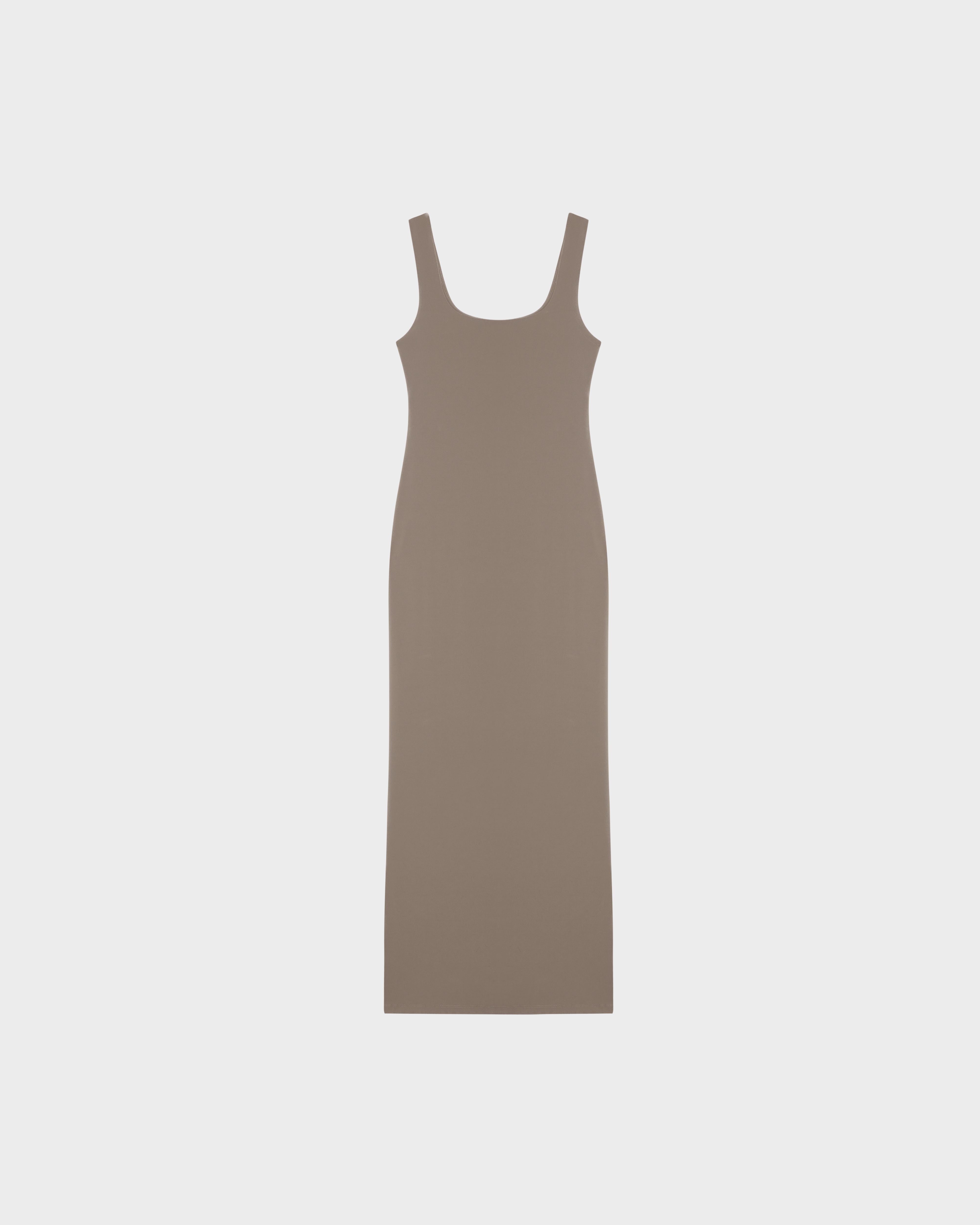WANDA Cement Maxi Dress | Sleek, Stretch & Versatile Women's Style ...